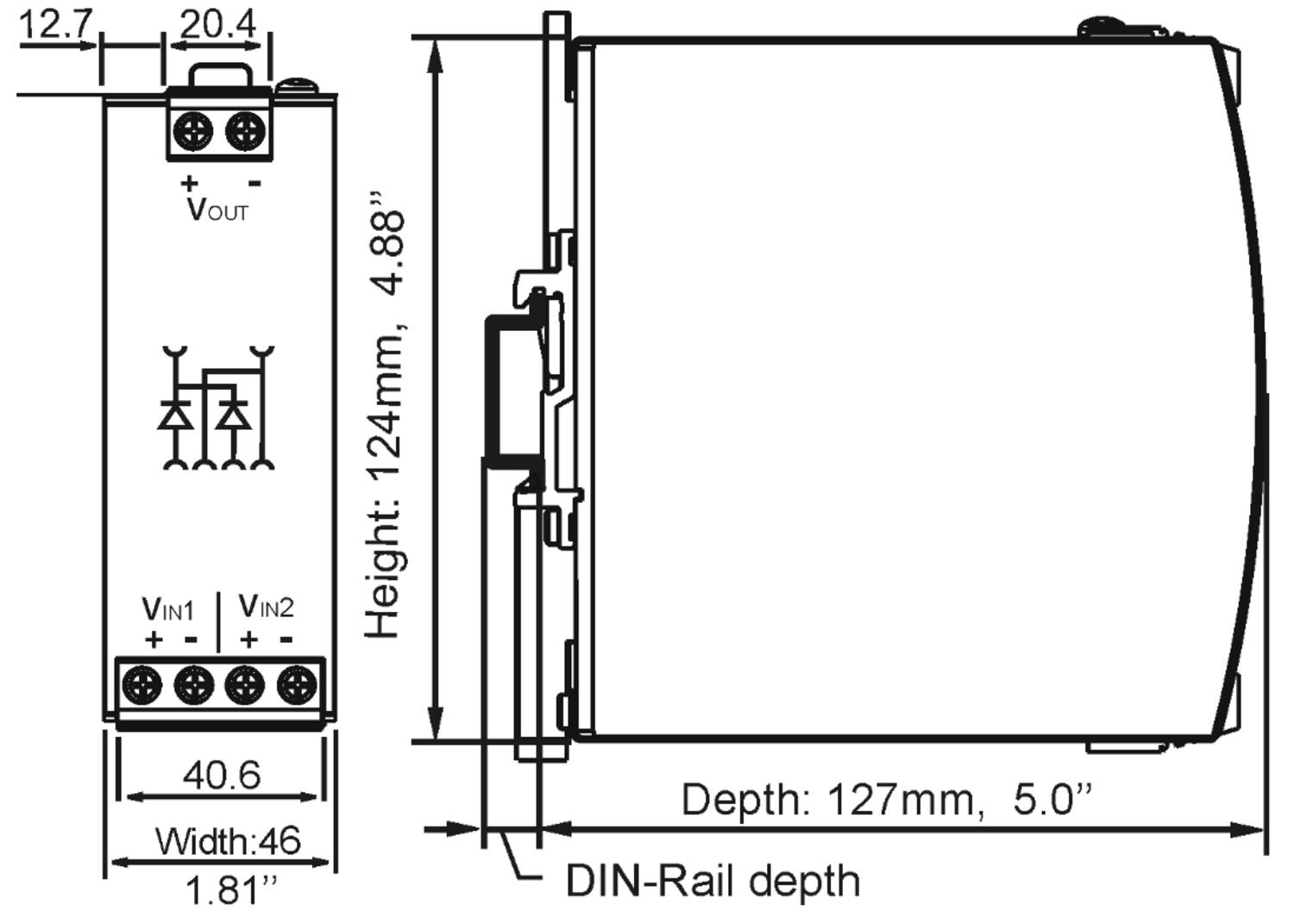 Redundansmodul Dimension YR40.482 YR40.482 I OEM Automatic